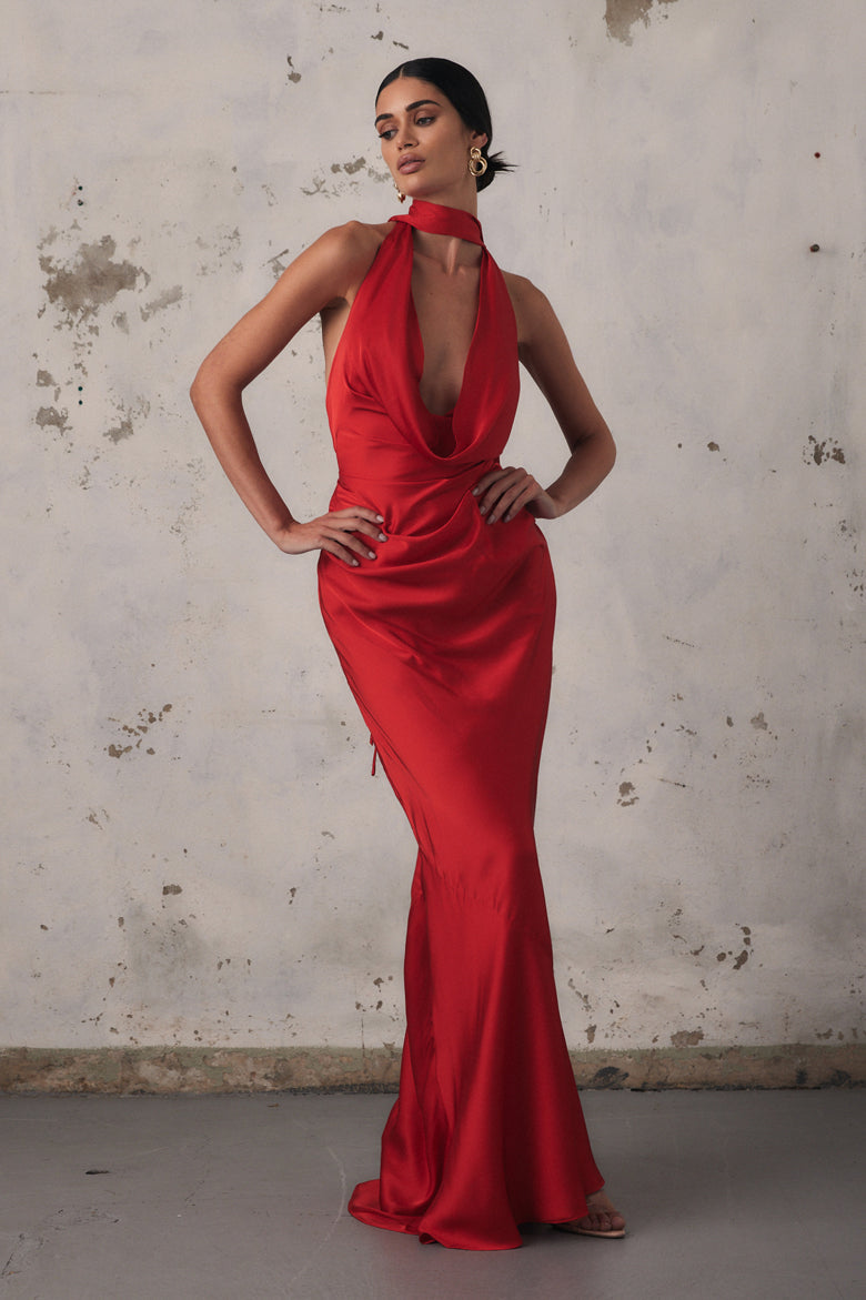 Penelope Drape Gown | Nookie