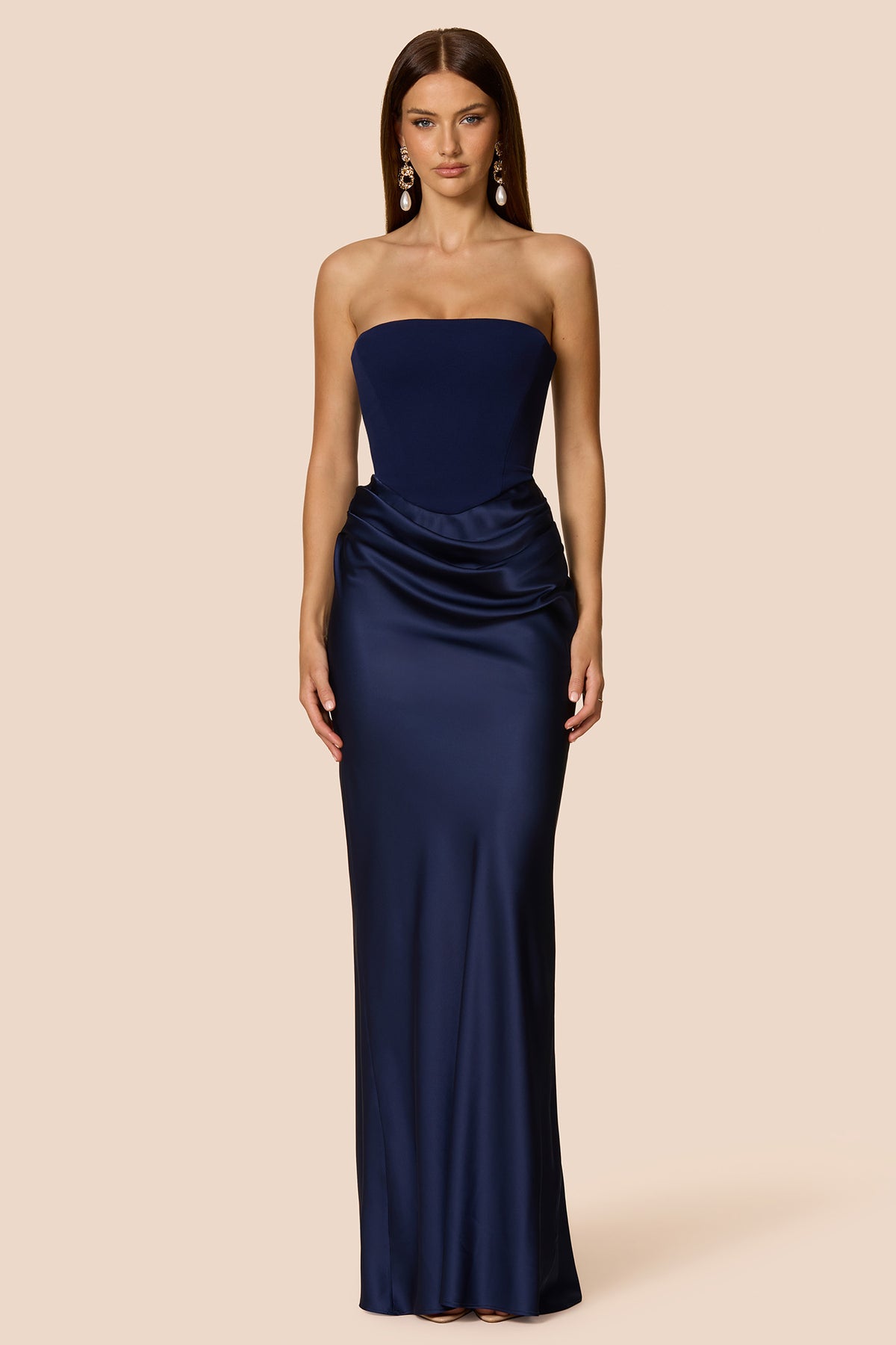 Chiara Strapless Gown | Nookie
